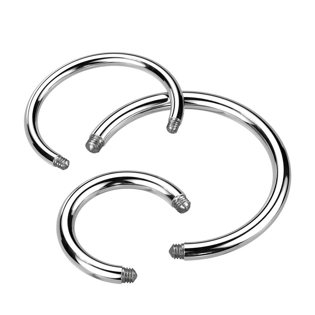 Løs hestesko af titanium uden kugler